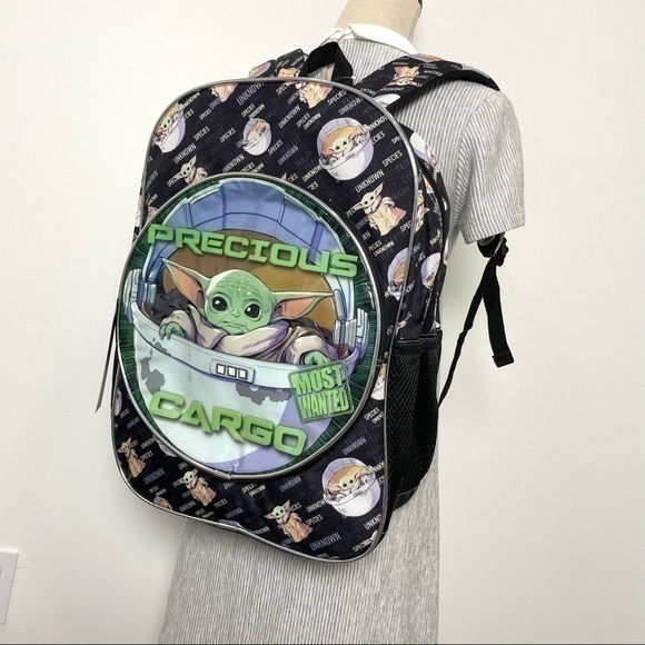 Disney | Accessories | Disney Baby Yoda School Backpack Bag | Poshmark